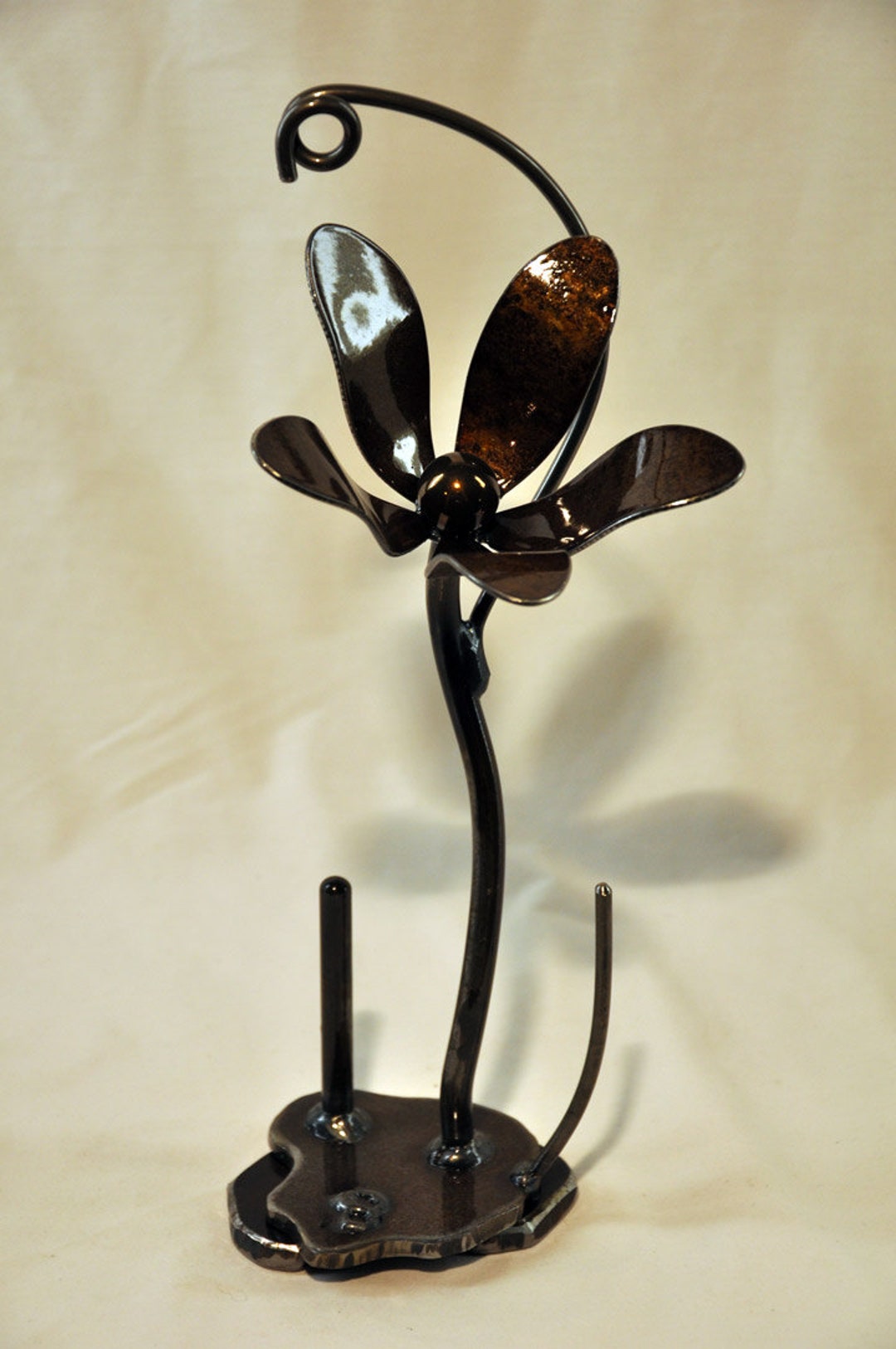 Coneflower Thread Holder, Cone Flower, Thread Holder, Metal Thread ...