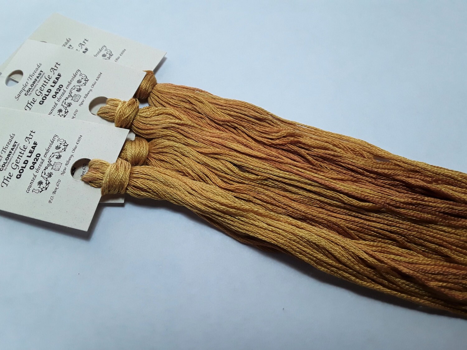 Gentle Art, Sampler Threads, Gold Leaf, #0420, 10 YARD Skein ...