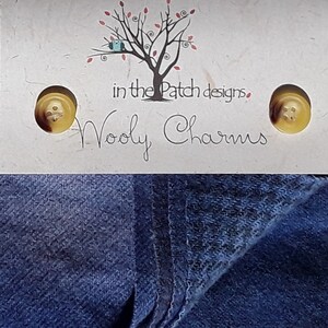 Wool, Wooly Charms, Felted Wool, Wool Charm Packs, Wisteria, Overdyed ...