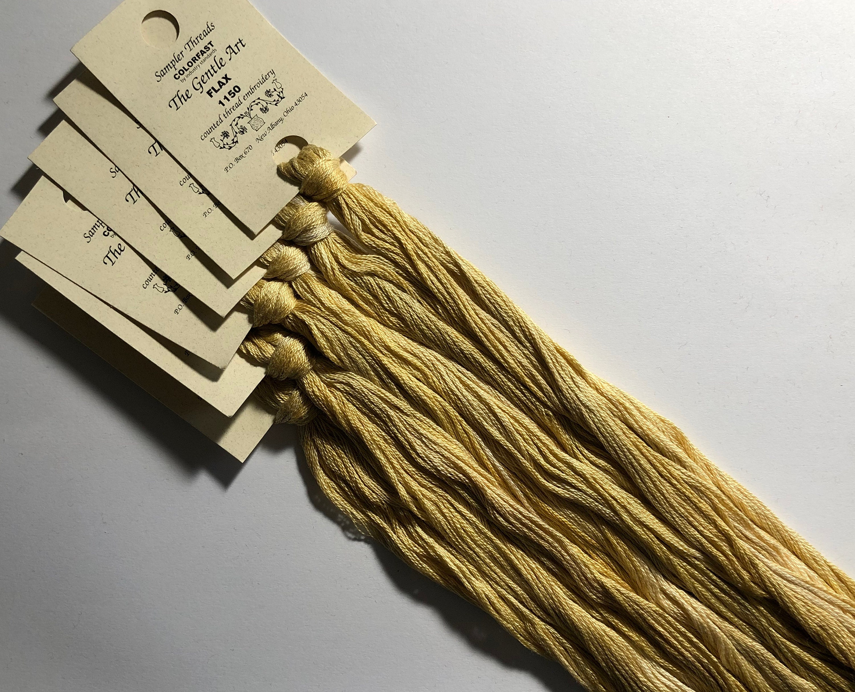 Gentle Art, Simply Shaker Threads, Flax, #1150, 10 YARD Skein ...