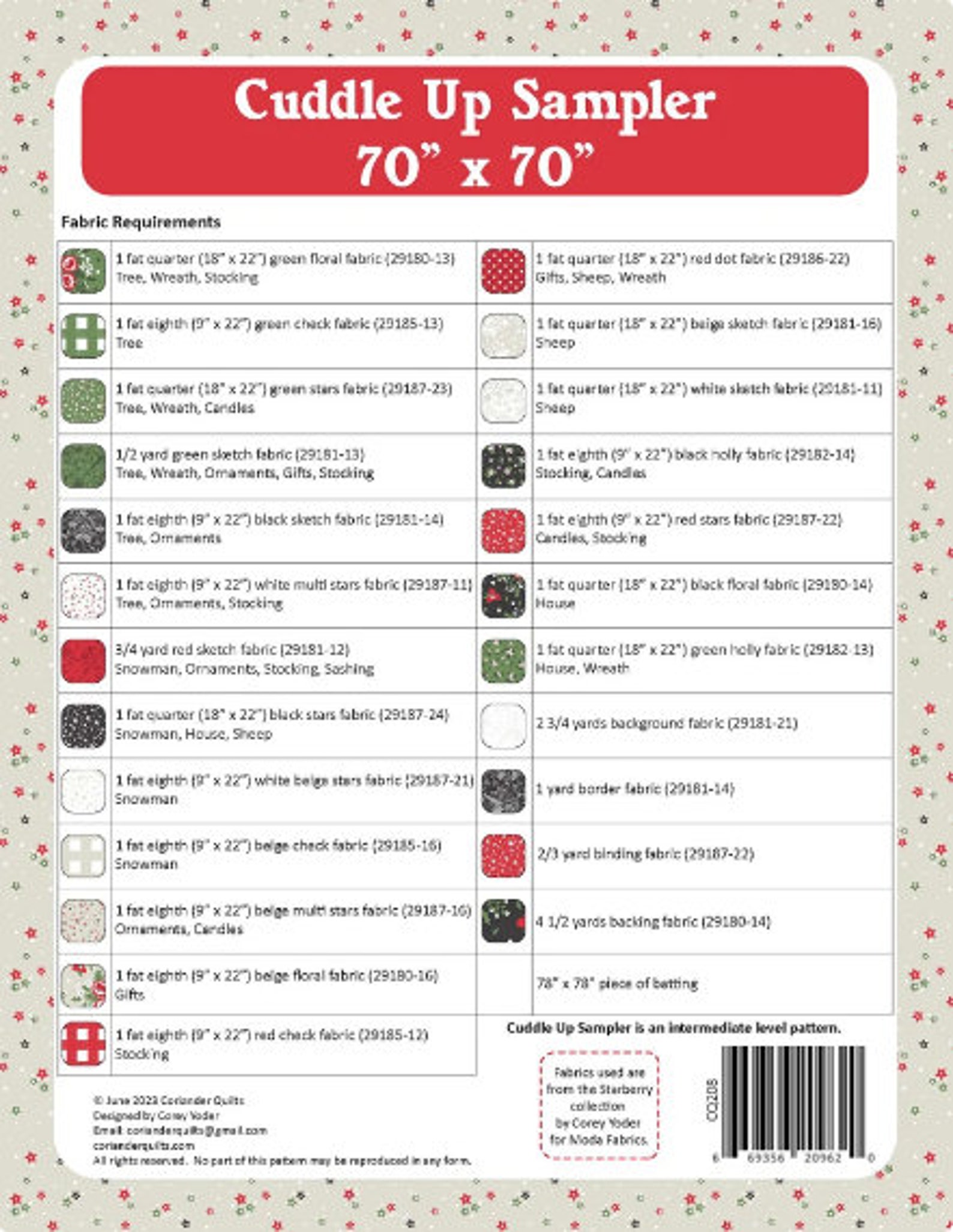 Quilt Pattern, Cuddle up Sampler, Christmas Quilt, Country Rustic ...