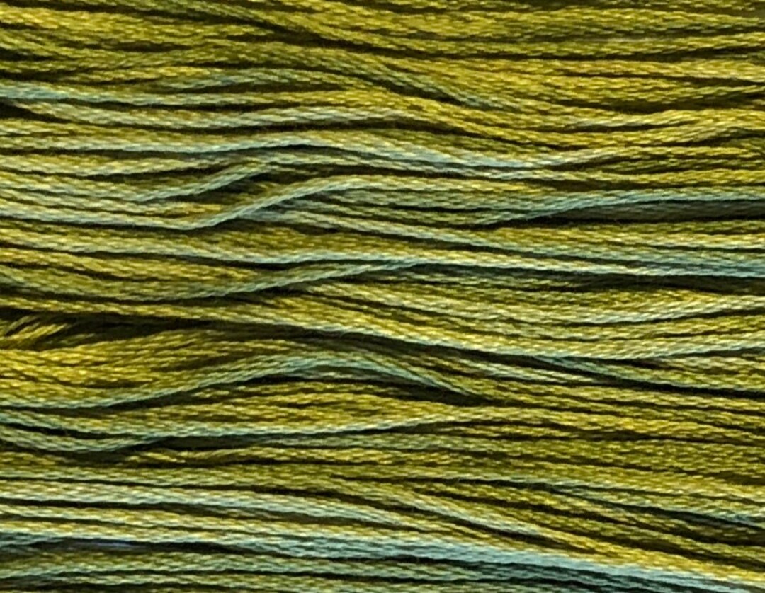 Weeks Dye Works, Guacamole, WDW-1193, 5 YARD Skein, Cotton Floss ...