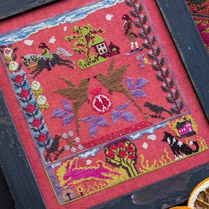 Counted Cross Stitch Pattern, the Birdmen Cometh, Animal Motifs, Flower ...