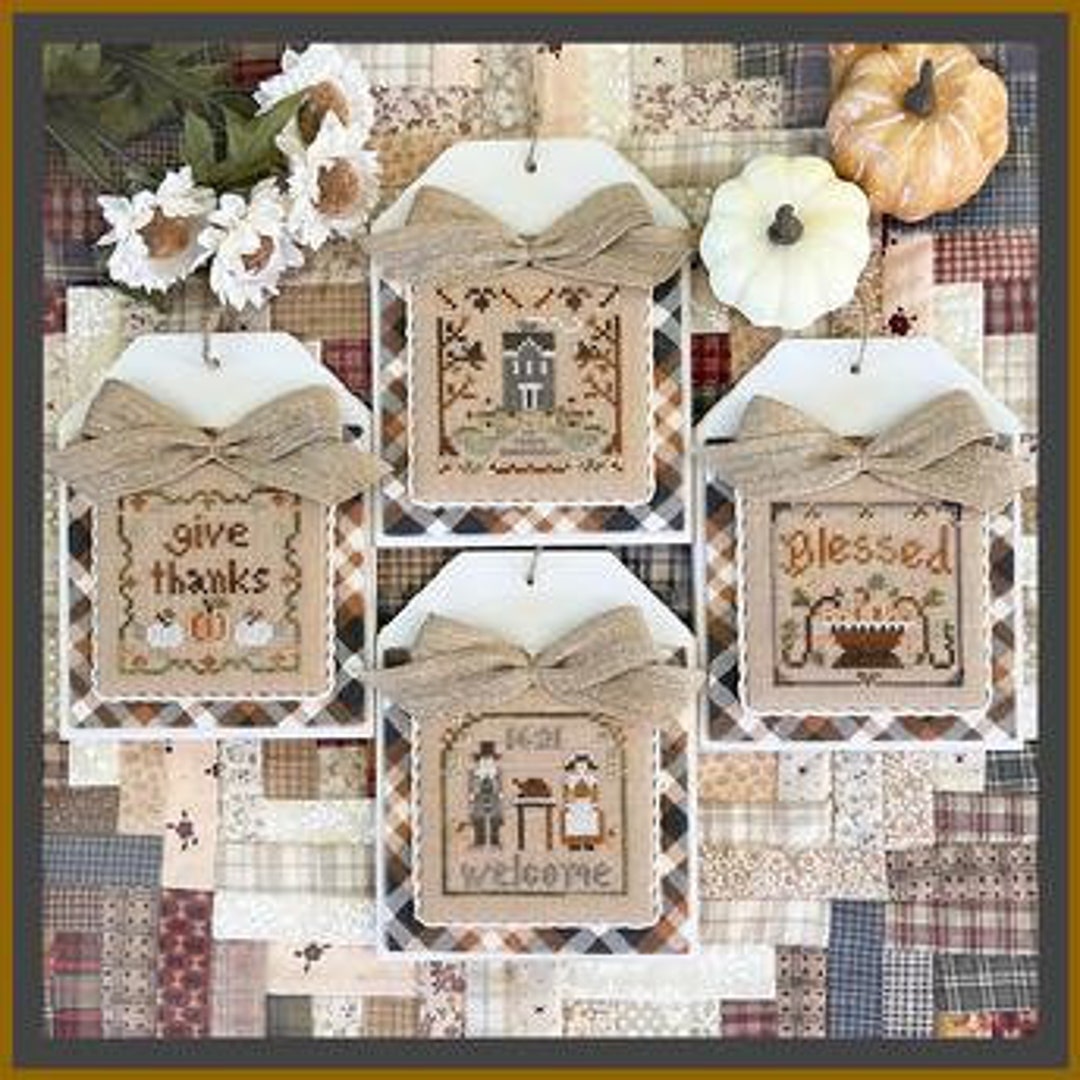 Counted Cross Stitch, Thanksgiving Petites, Fall Decor, Autumn Decor ...