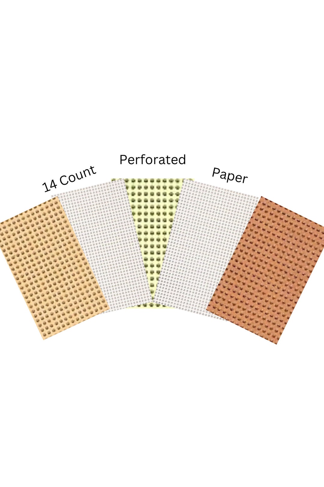 Perforated Paper, 14 Count, Painted Paper, Craft Supply, Cross Stitch ...