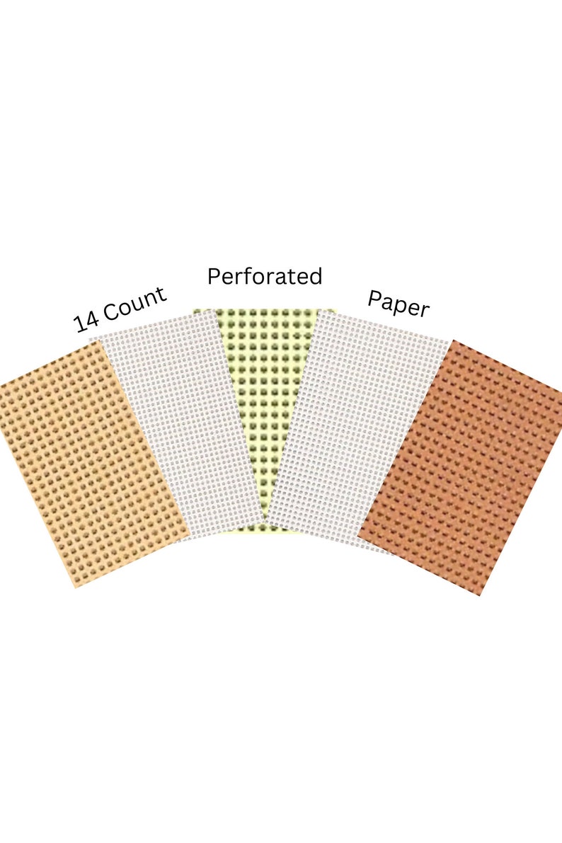 Perforated Paper, 14 Count, Painted Paper, Craft Supply, Cross Stitch ...