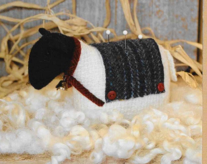 Wool Applique Pattern, Sheep Pin Cushion, Wool Pin Keep, Sewing ...