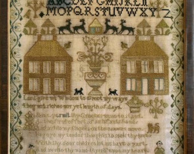 Counted Cross Stitch Pattern, Dutch Beauty Sampler, Scandinavian Art ...