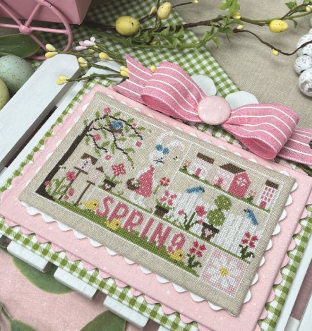 Counted Cross Stitch Pattern, Seasonal Samplings: Spring, Easter Decor ...