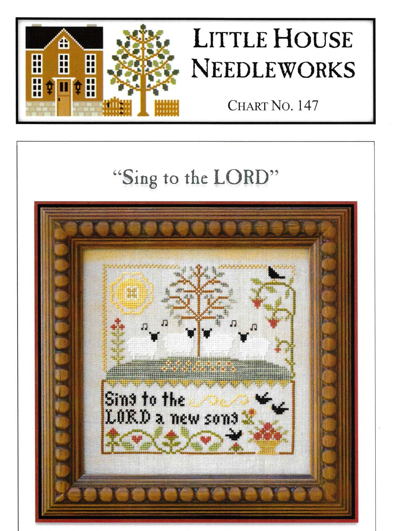 Counted Cross Stitch Pattern Sing to the LORD Cross Stitch - Etsy