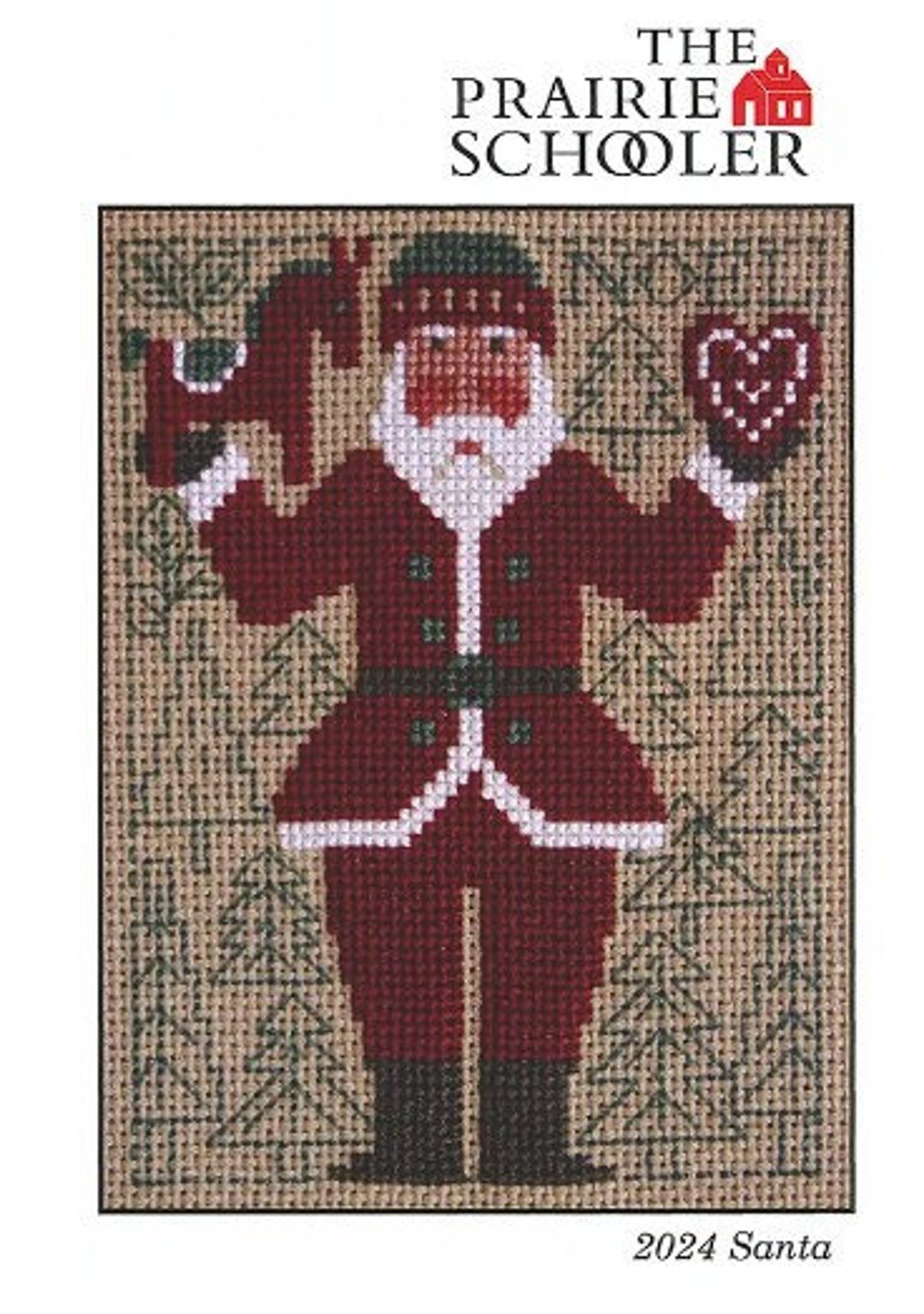 Counted Cross Stitch, 2024 Santa, Christmas Decor, Father Christmas ...