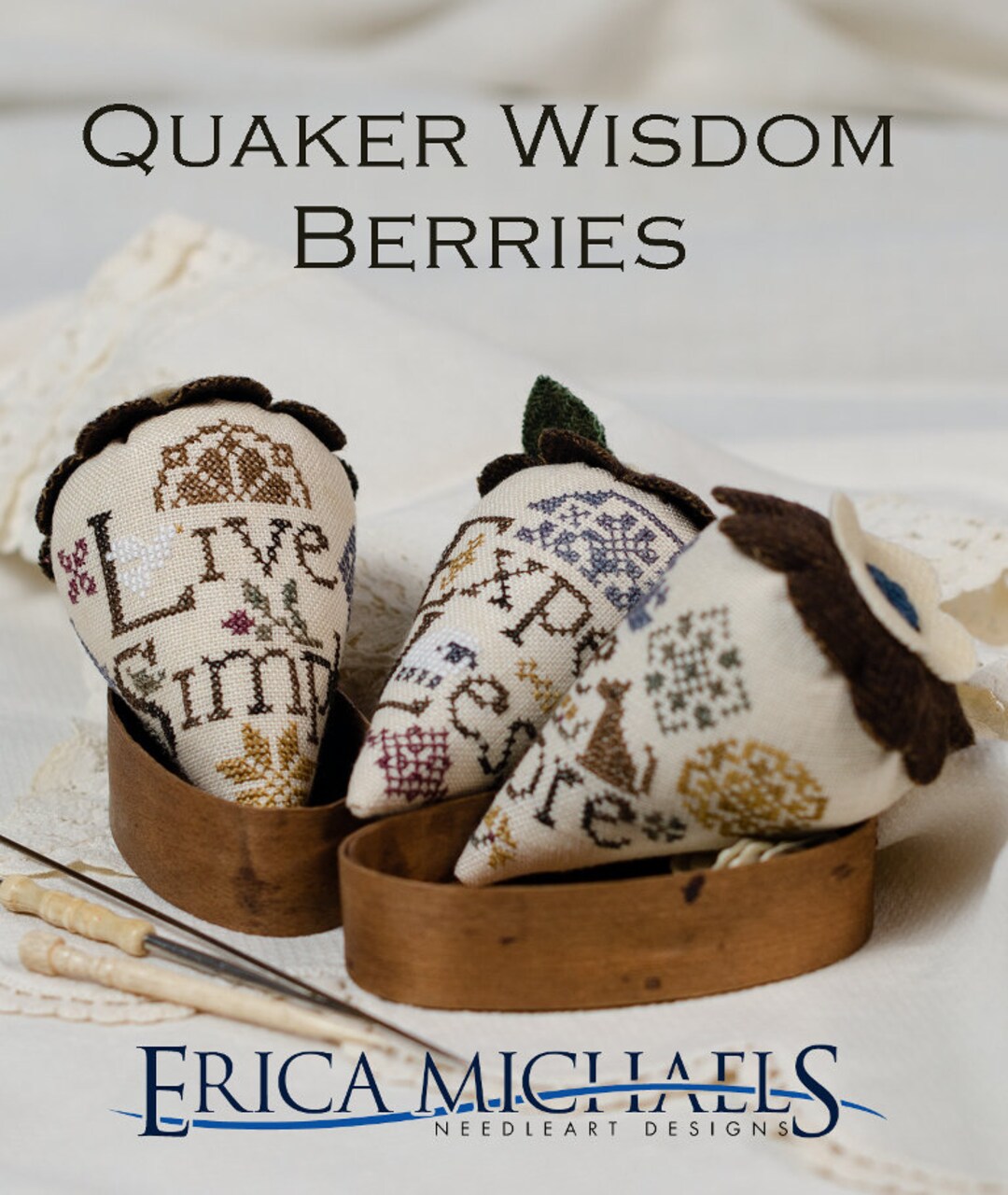 Counted Cross Stitch Pattern, Quaker Wisdom Berries, Strawberries ...