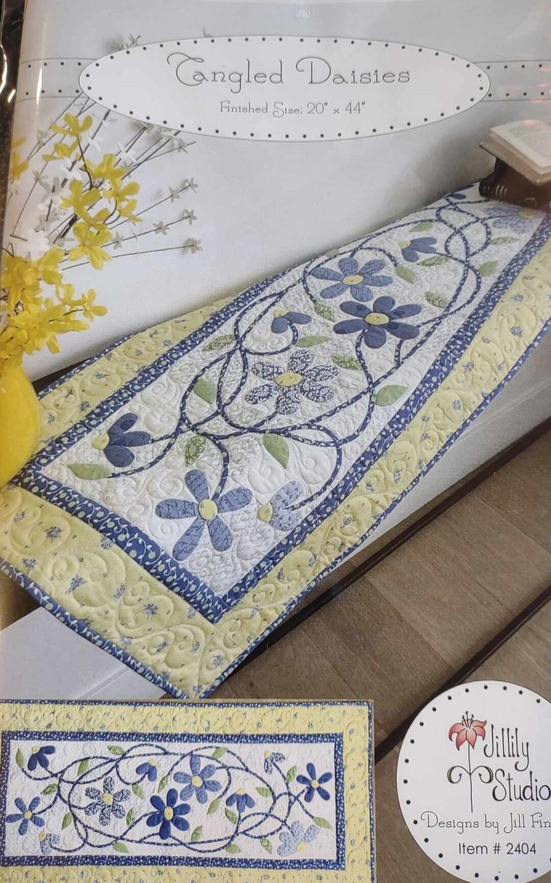 Quilt Pattern, Tangled Daisies, Table Runner, Summer Decor, Spring ...