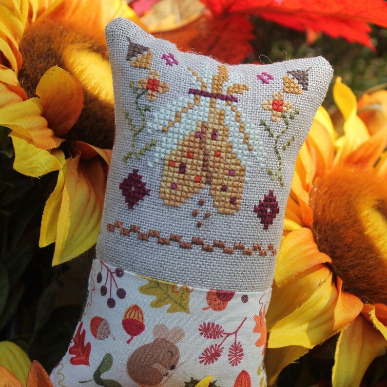 Counted Cross Stitch Pattern, Little Fall Fling, Corn, Bittersweet ...