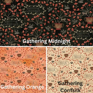 Quilt Fabric, Bittersweet Farms, Fall Fabric, Pumpkins, Sunflowers ...