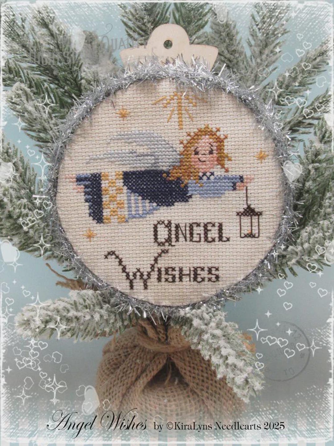Counted Cross Stitch Pattern, Angel Wishes, Choir of Angel Series ...