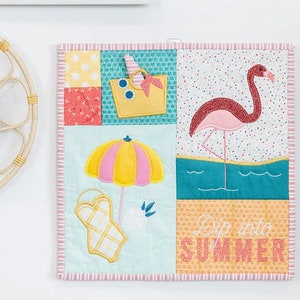 Mini Quilts, Machine Embroidery, Mini Quilts Vol 2, July Through ...