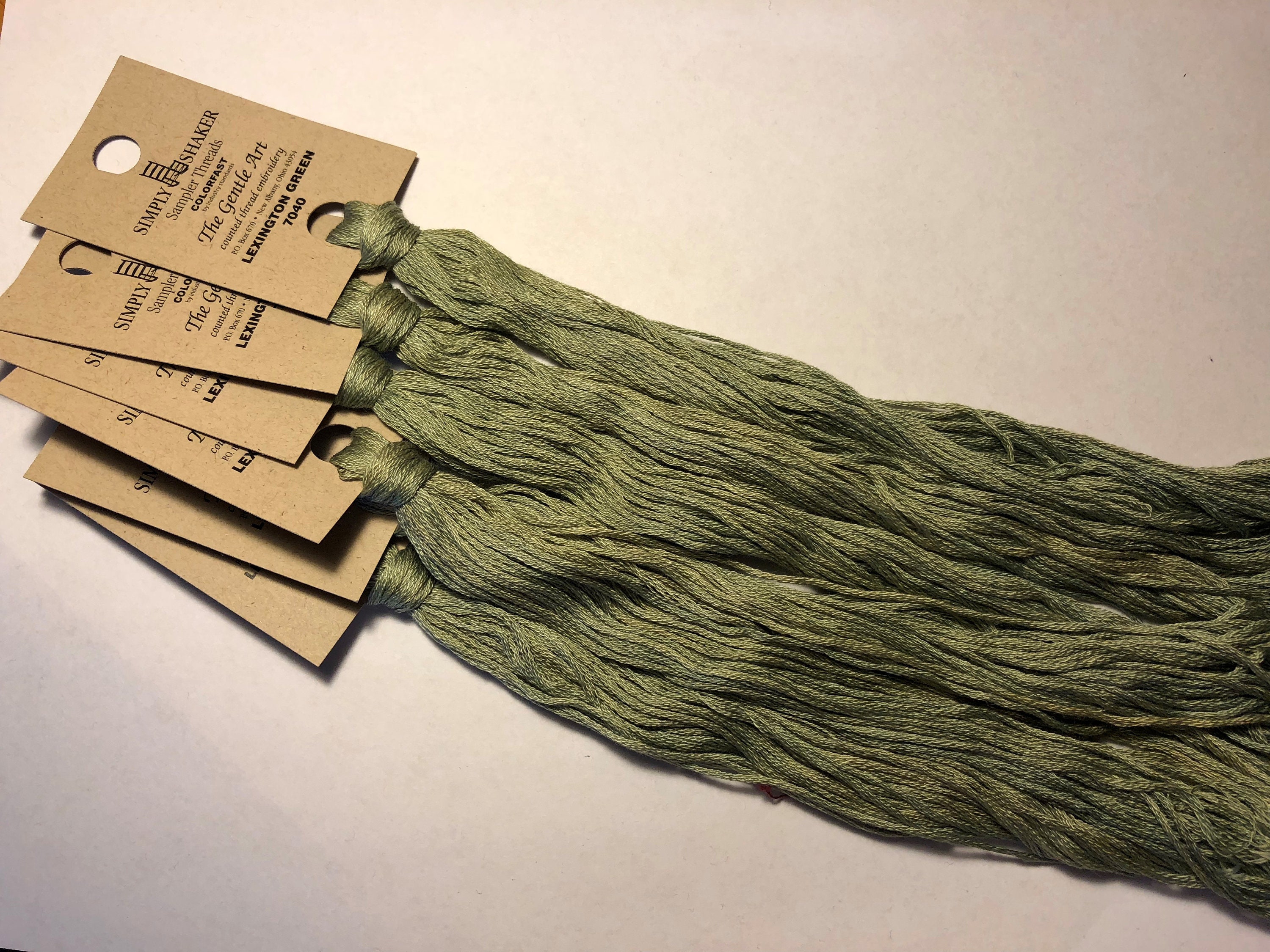 Gentle Art, Simply Shaker Threads, Lexington Green, #7040, 10 YARD ... Gentle Art, Simply Shaker Threads, Lexington Green, #7040, 10 YARD ...