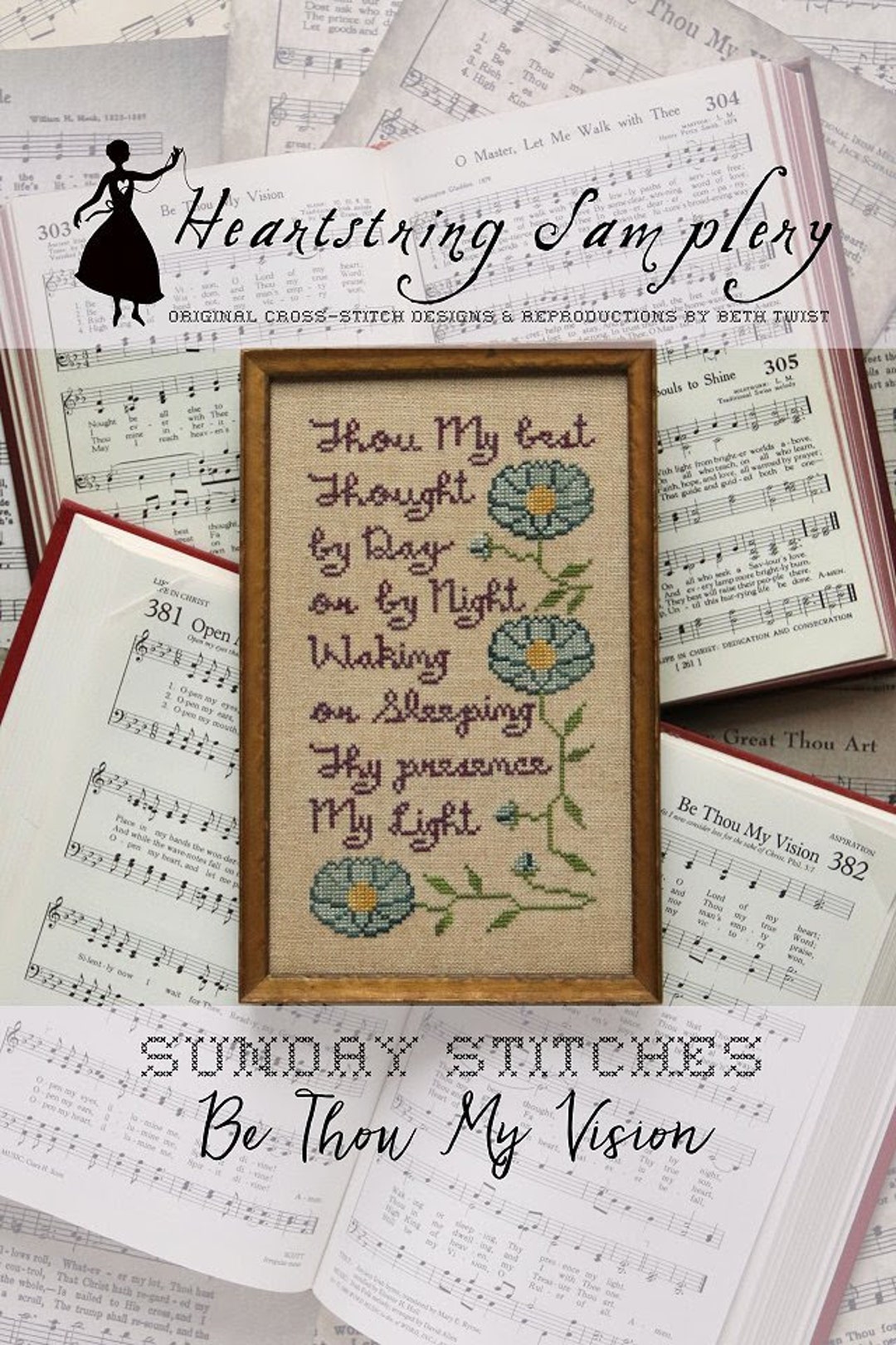 Counted Cross Stitch Pattern Sunday Stitches Be Thou My - Etsy