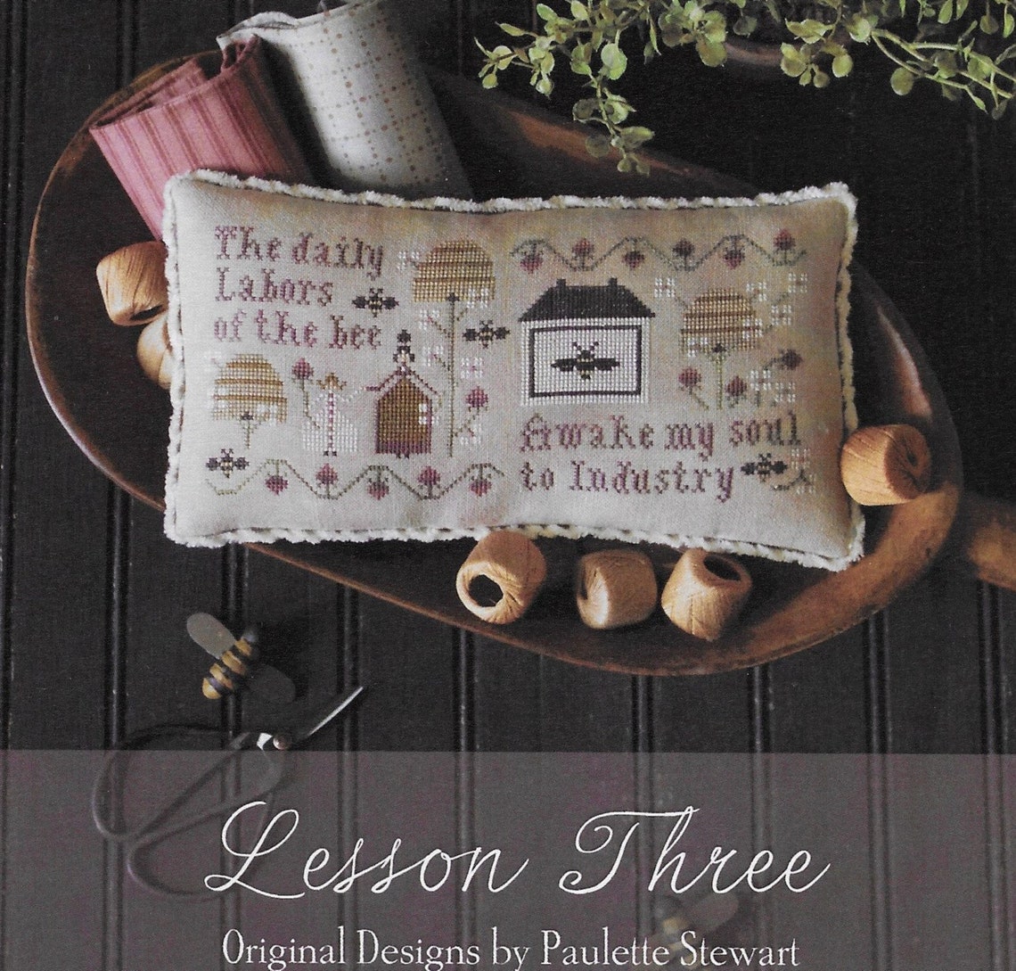 Counted Cross Stitch Pattern Serial Bowl Collection Lesson - Etsy