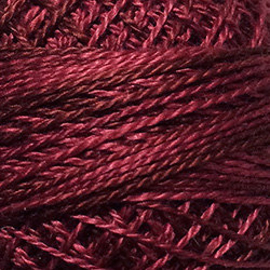 Valdani Thread, Size 12, O507, Valdani Perle Cotton, Rich Wine, Punch ...