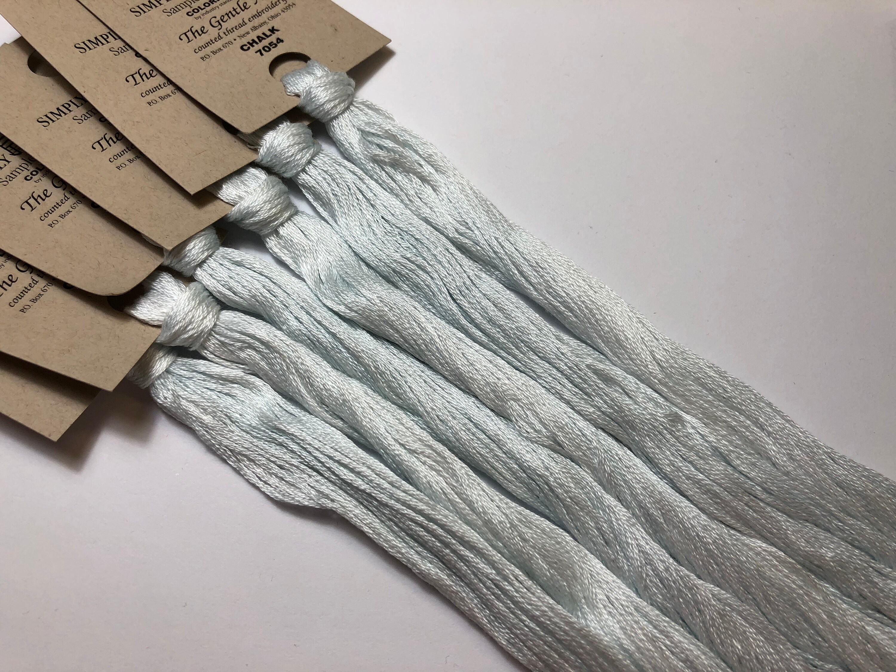 Gentle Art, Simply Shaker Threads, Chalk, #7054, 10 YARD Skein ...