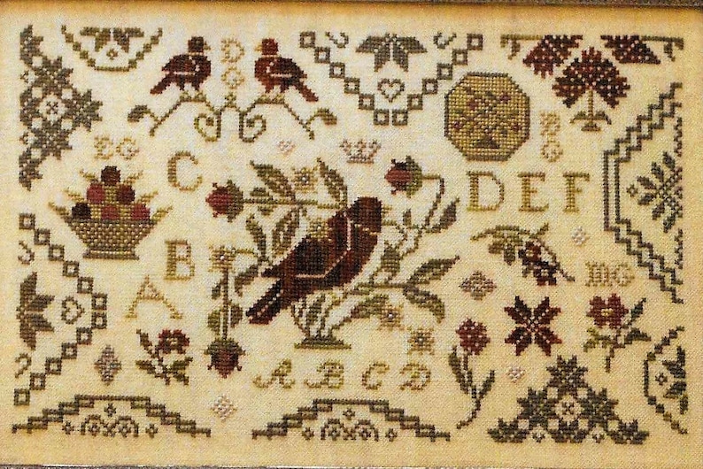 Counted Cross Stitch Pattern, Quaker Handework, Quaker Inspired, Cross ...