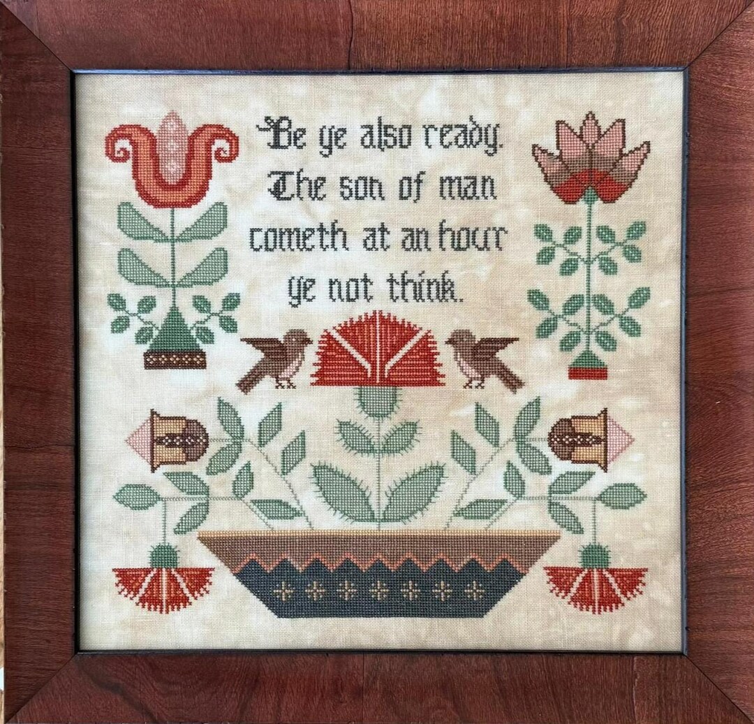 Counted Cross Stitch Pattern, Be Ye Ready, Faith in Stitches Series ...