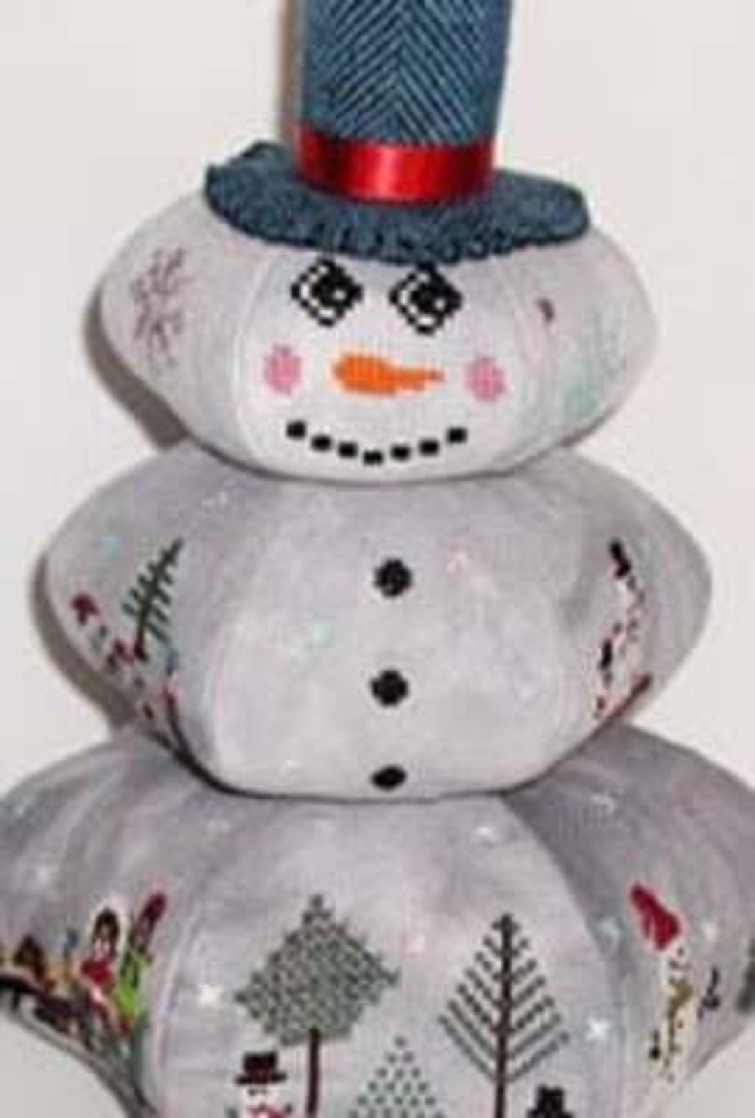 Counted Cross Stitch Pattern, Chilly Willy Stacker, Winter Decor ...