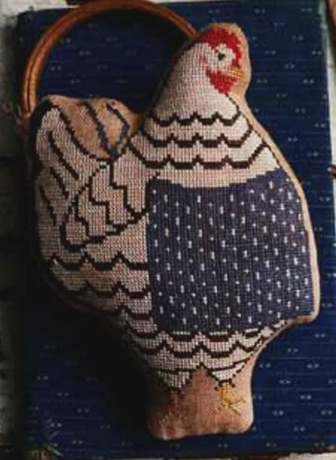 Counted Cross Stitch Pattern, Henny Penny and Sewing Roll, Animal ...