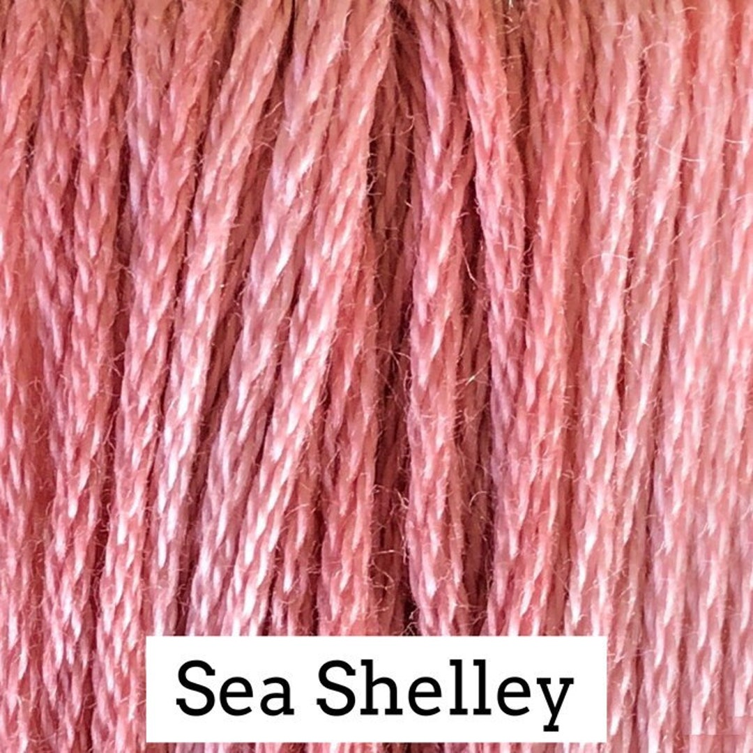 Classic Colorworks, Sea Shelley, CCT-202, YARD Skein, Hand Dyed Cotton ...