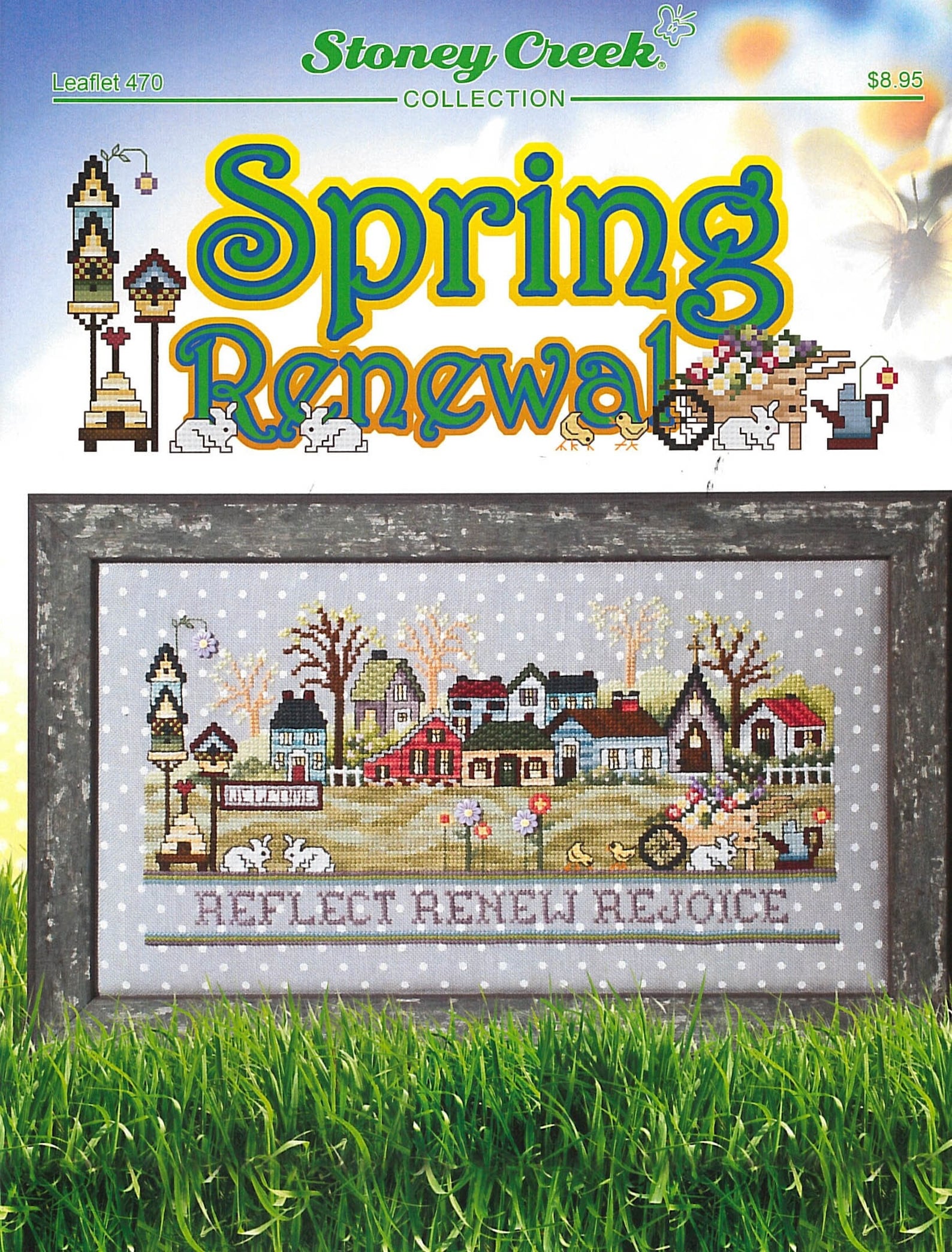 Counted Cross Stitch Pattern Spring Renewal Country Decor - Etsy