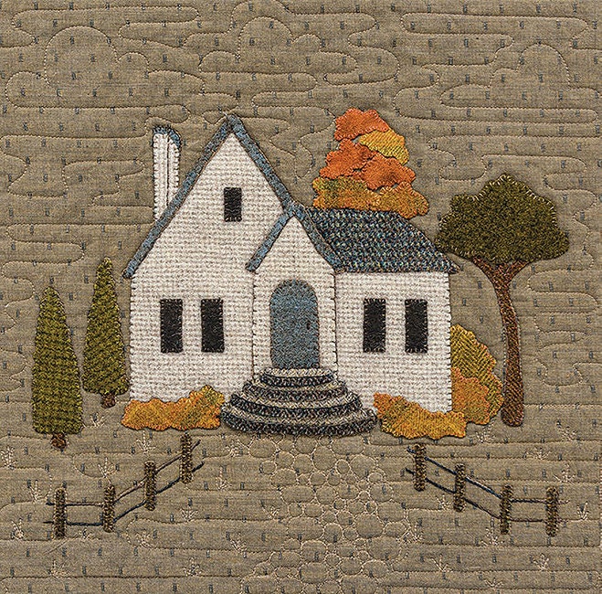 Softcover Book, A Time for Gathering, Wool Applique, Fall Applique ...