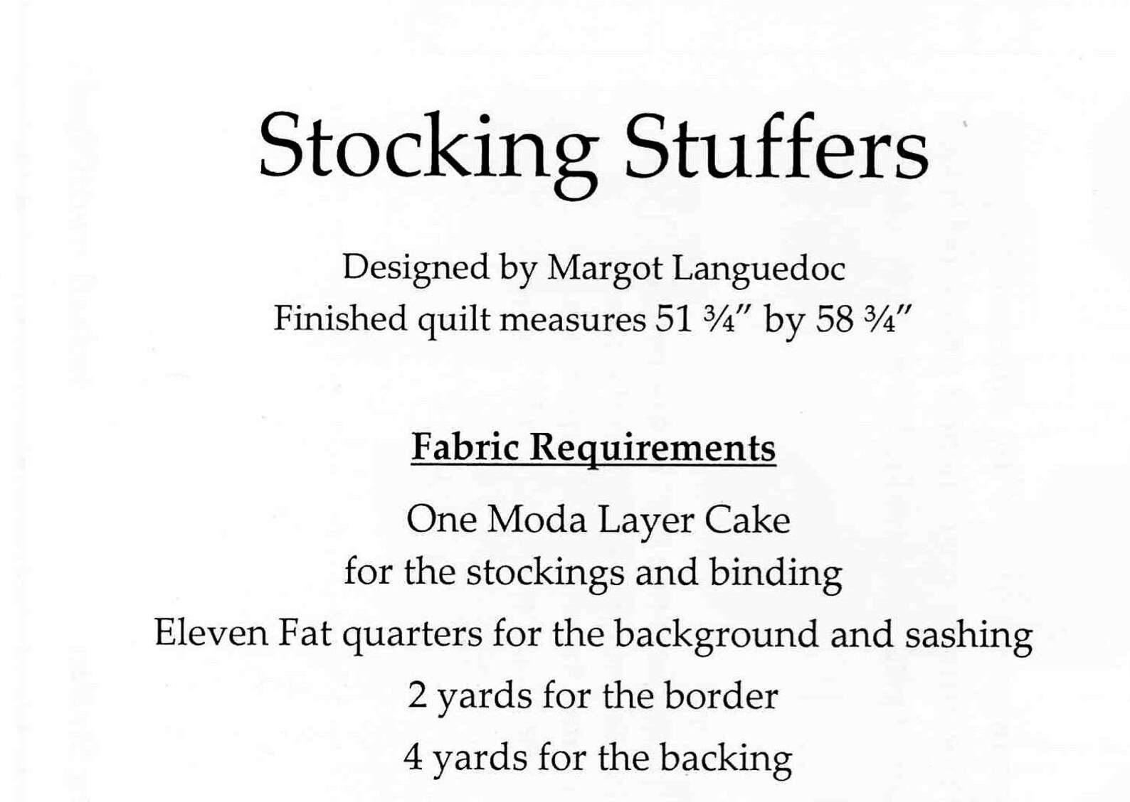 Quilt Pattern Stocking Stuffers Christmas Decor Cottage - Etsy