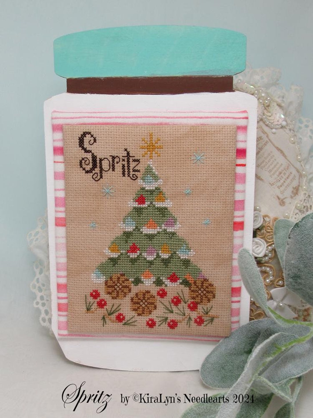 Counted Cross Stitch Pattern, Spritz Cookies, Cookie Jar Collection ...