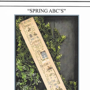 Counted Cross Stitch Pattern, Spring Abc's, Cross Stitch Sampler ...