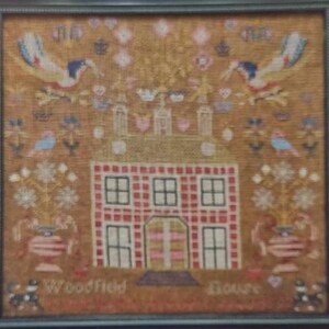 Counted Cross Stitch Pattern, Anne Hughes 1852, Woodfield House ...
