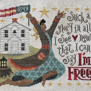 Counted Cross Stitch Pattern, Day of Jubilee, Colonial Decor, Patriotic ...