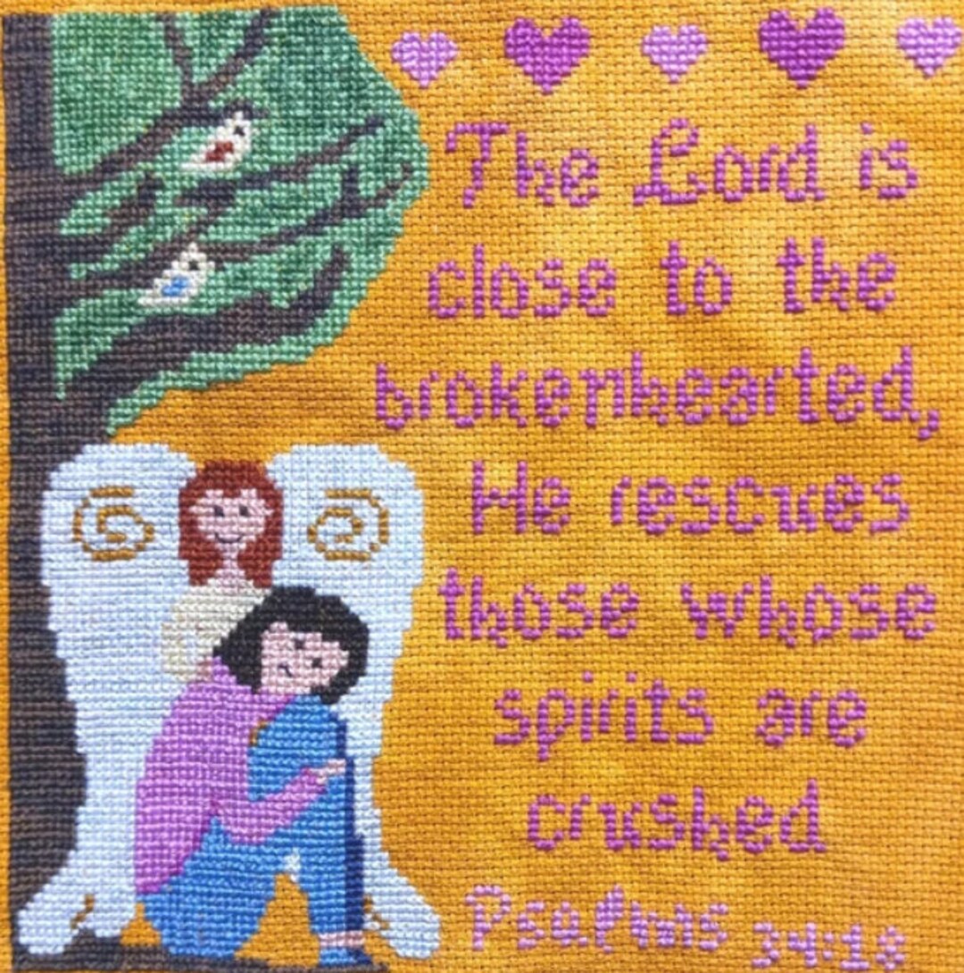 Counted Cross Stitch Pattern, He Rescues, Pillow Ornament ...