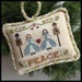 Counted Cross Stitch Pattern, Peace, Christmas Ornament, Sampler Tree ...