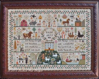 AUTUMN TREE / Barbara Ana Designs / Stitch Chart / Counted Cross Stitch ...