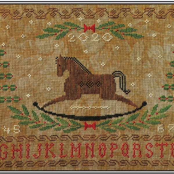 Cross Stitch Rocking Horse Pattern - Etsy