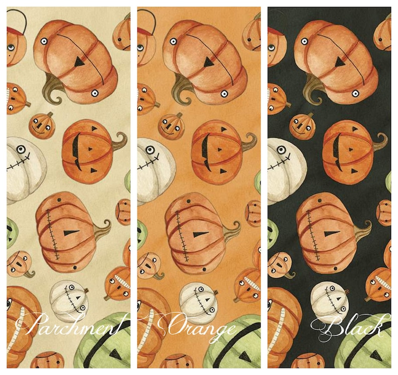Quilt Fabric, Halloween Whimsy, Halloween Fabric, Pumpkins, Pumpkins ...