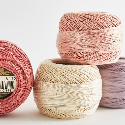 DMC Pearl Cotton Size 12 Perle Cotton Ball Embroidery | Etsy