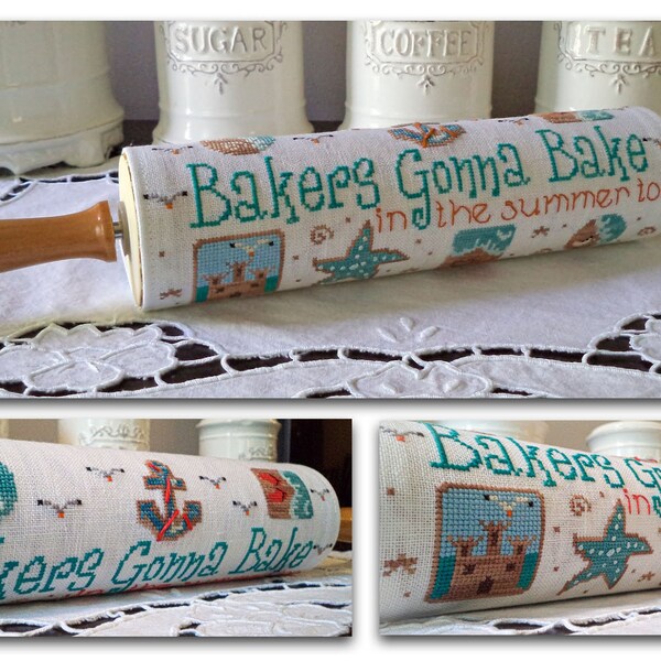 Stitch Cross Rolling Pin Pattern - Etsy