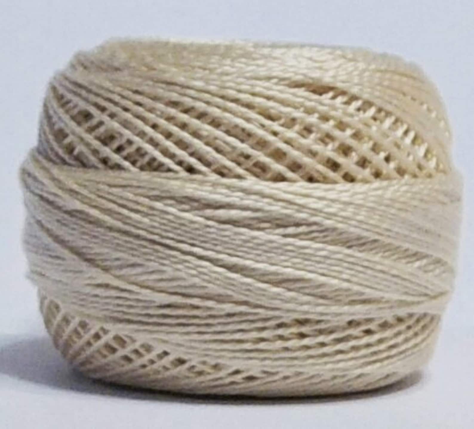 DMC Perle Cotton, Size 8, DMC Pearl Cotton Ball, Ecru, Embroidery ...