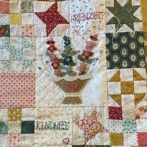 Quilt Pattern, Flowerpots and Forget-me-nots BOM, Embroidery, Wool ...