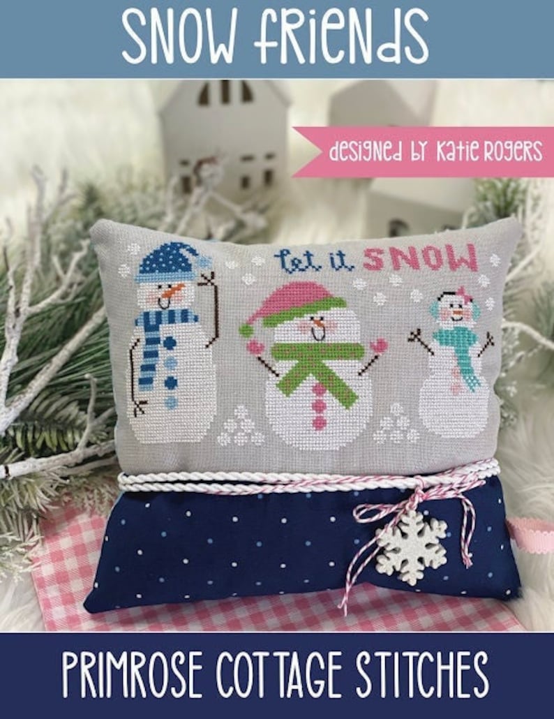 Counted Cross Stitch Pattern Snow Friends Winter Decor - Etsy