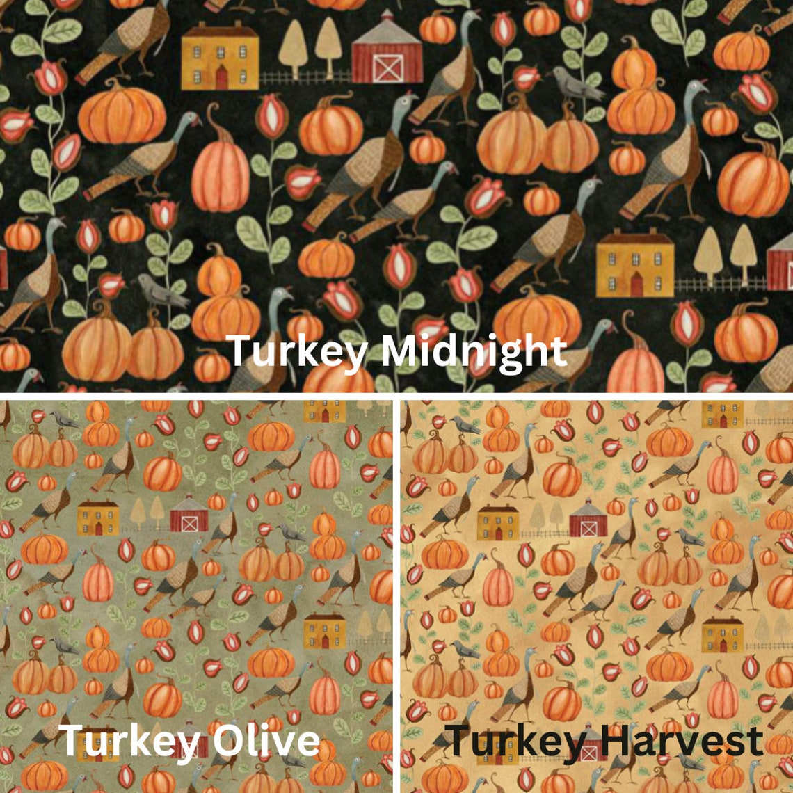 Quilt Fabric, Bittersweet Farms, Fall Fabric, Pumpkins, Sunflowers ...