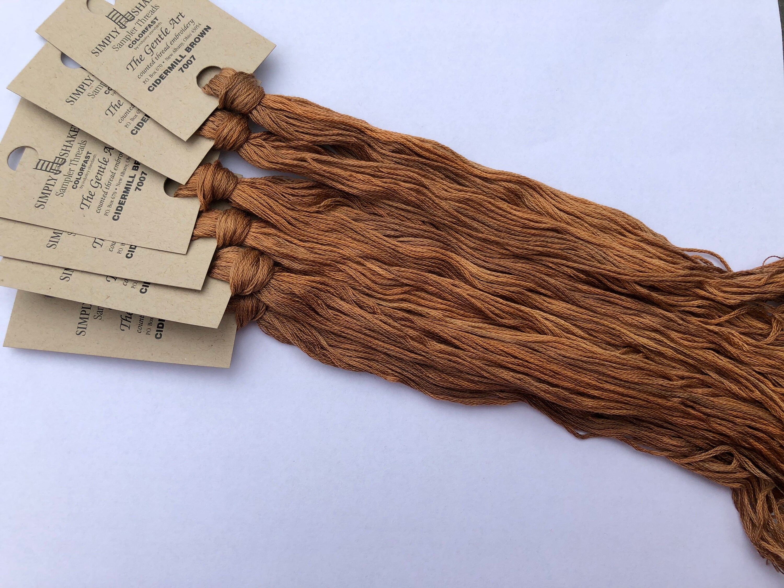 Gentle Art, Simply Shaker Threads, Cidermill Brown, #7007, 10 YARD ...